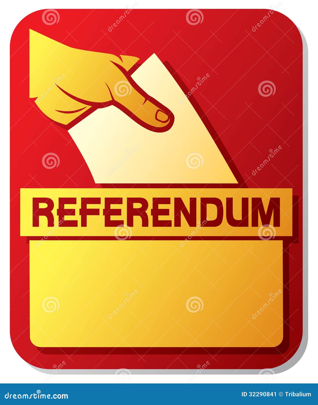 Votación en el referéndum ilustración del vector. Ilustración de ...