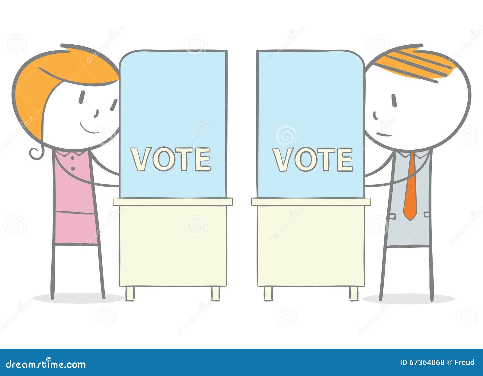 Votar ilustração stock. Ilustração de isolado, governo - 67364068