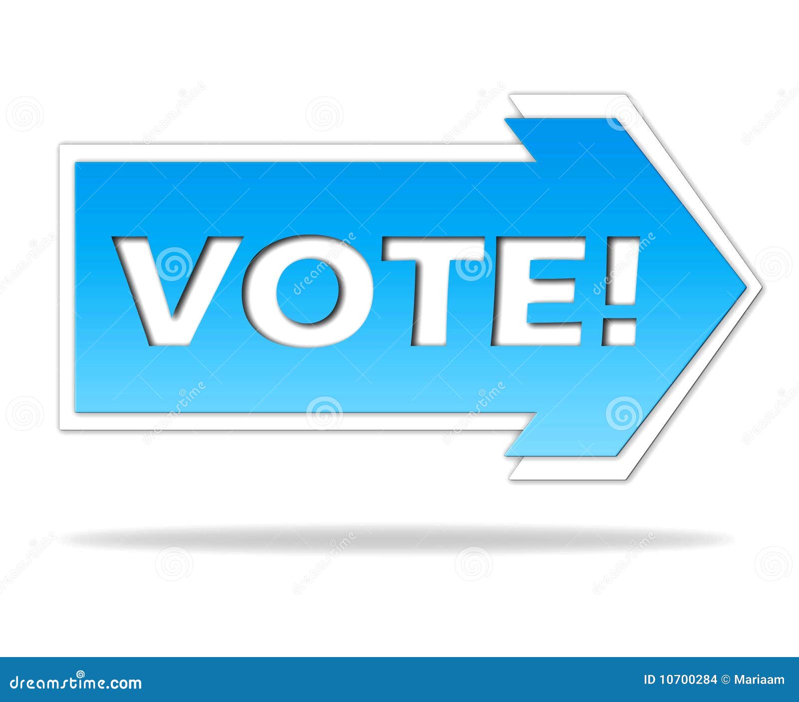 Vote! stock illustration. Illustration of opinion, choice - 10700284