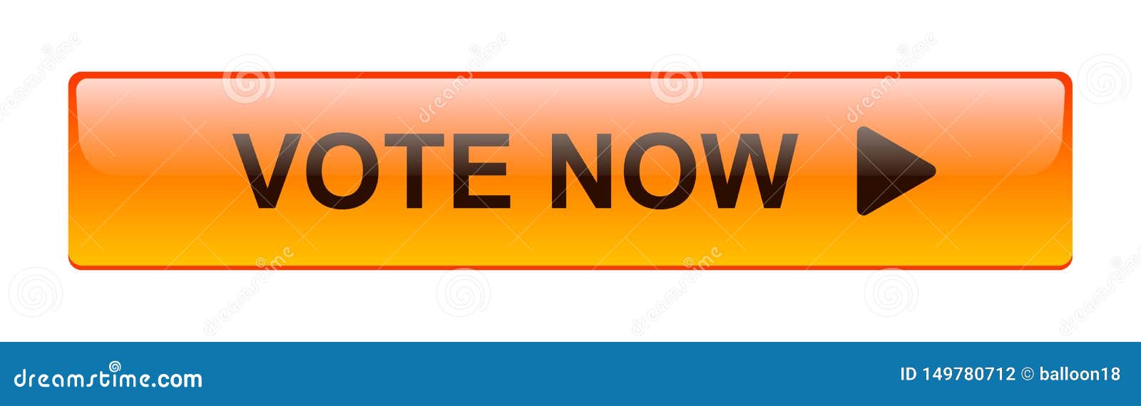 Vote now stock vector. Illustration of background, click - 149780712