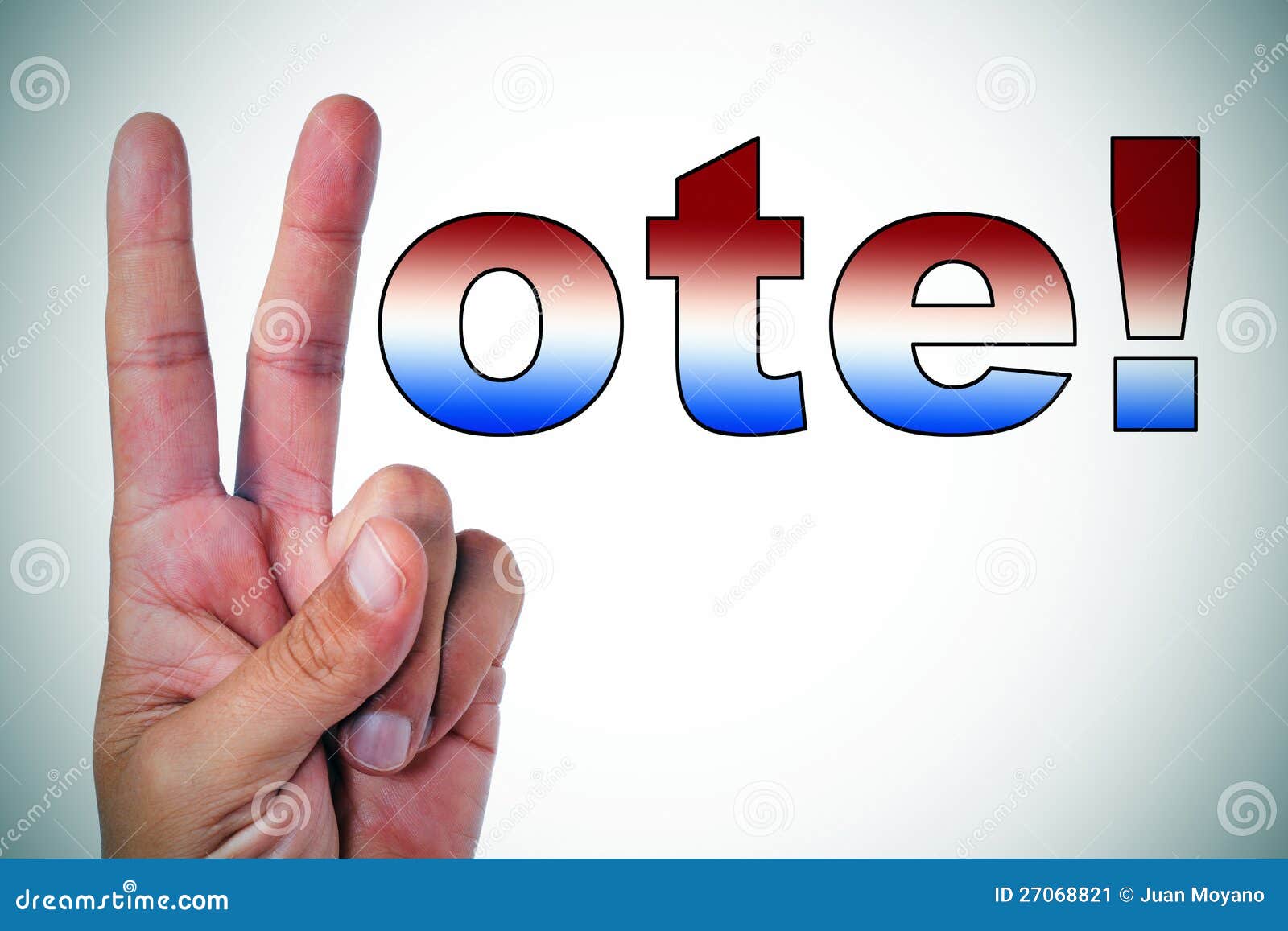 Vote! stock image. Image of elections, hand, fingers - 27068821