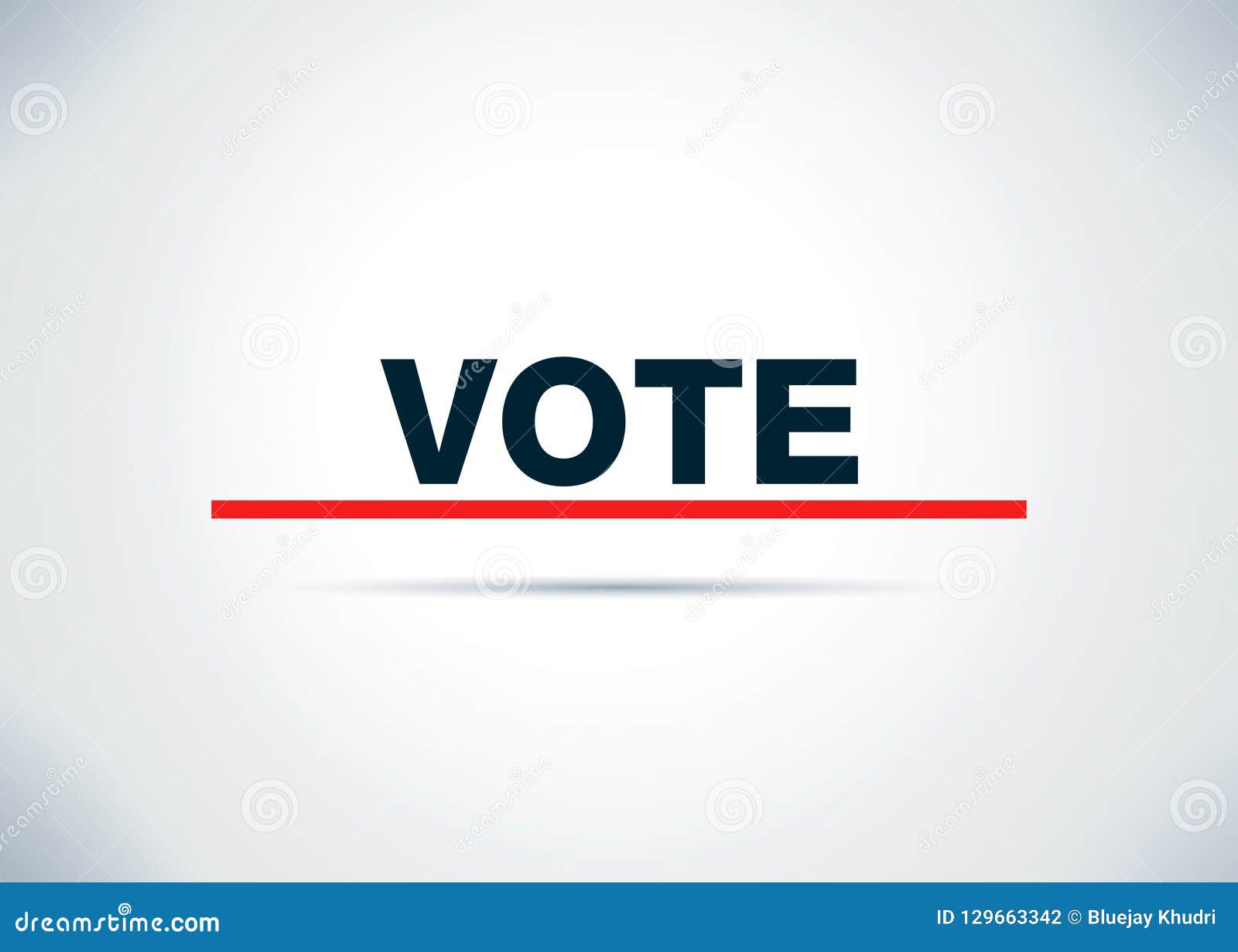 Vote Abstract Flat Background Design Illustration Stock Illustration ...