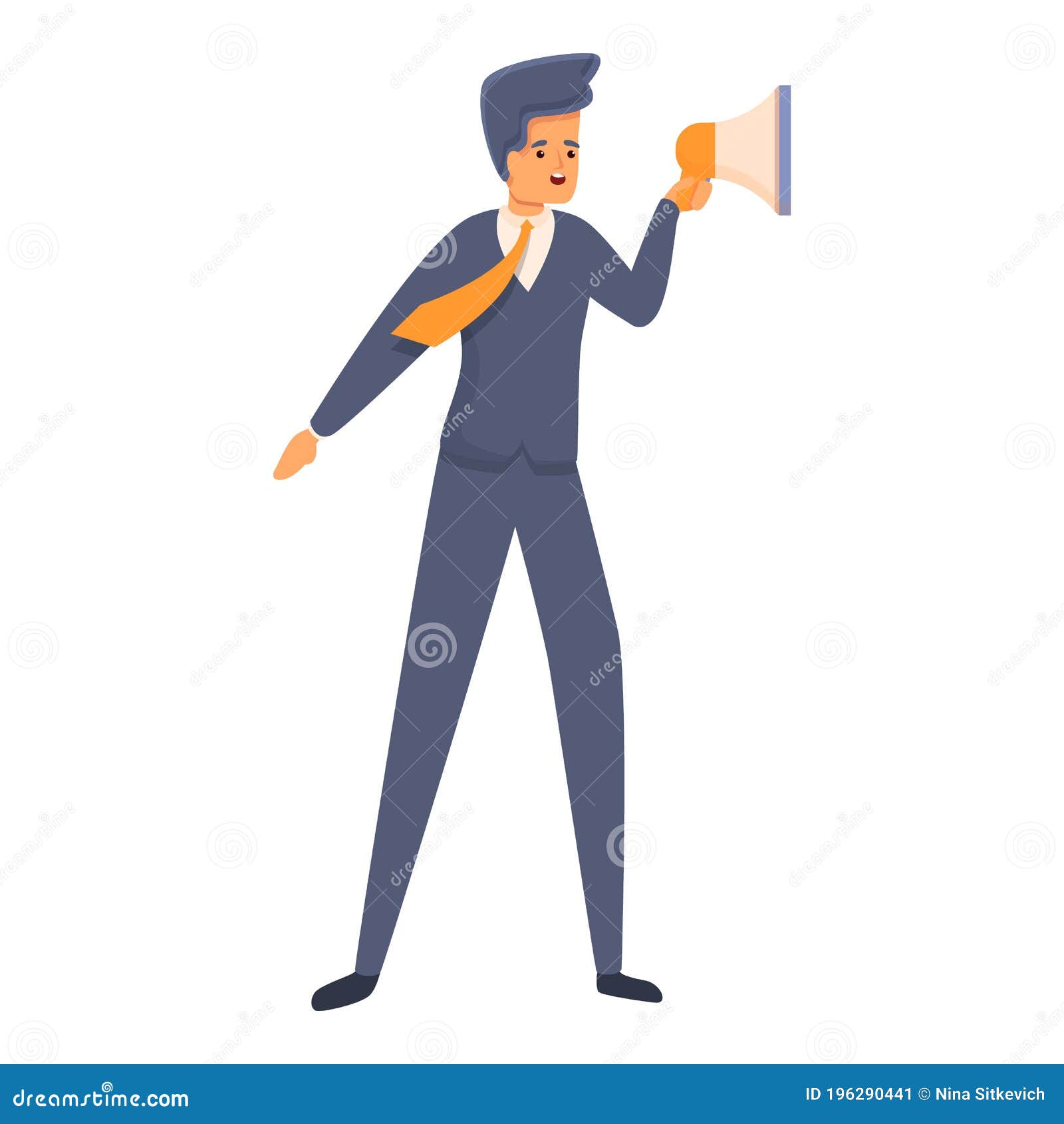 Vote Agitation Icon, Cartoon Style Stock Vector - Illustration of ...