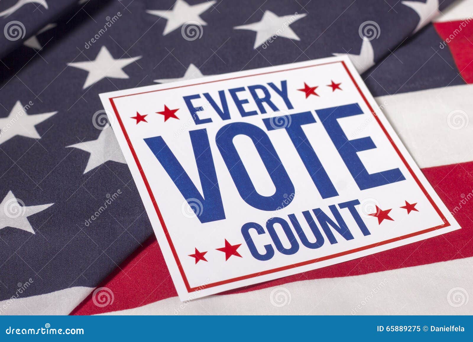 Vote and American Flag stock image. Image of election - 65889275