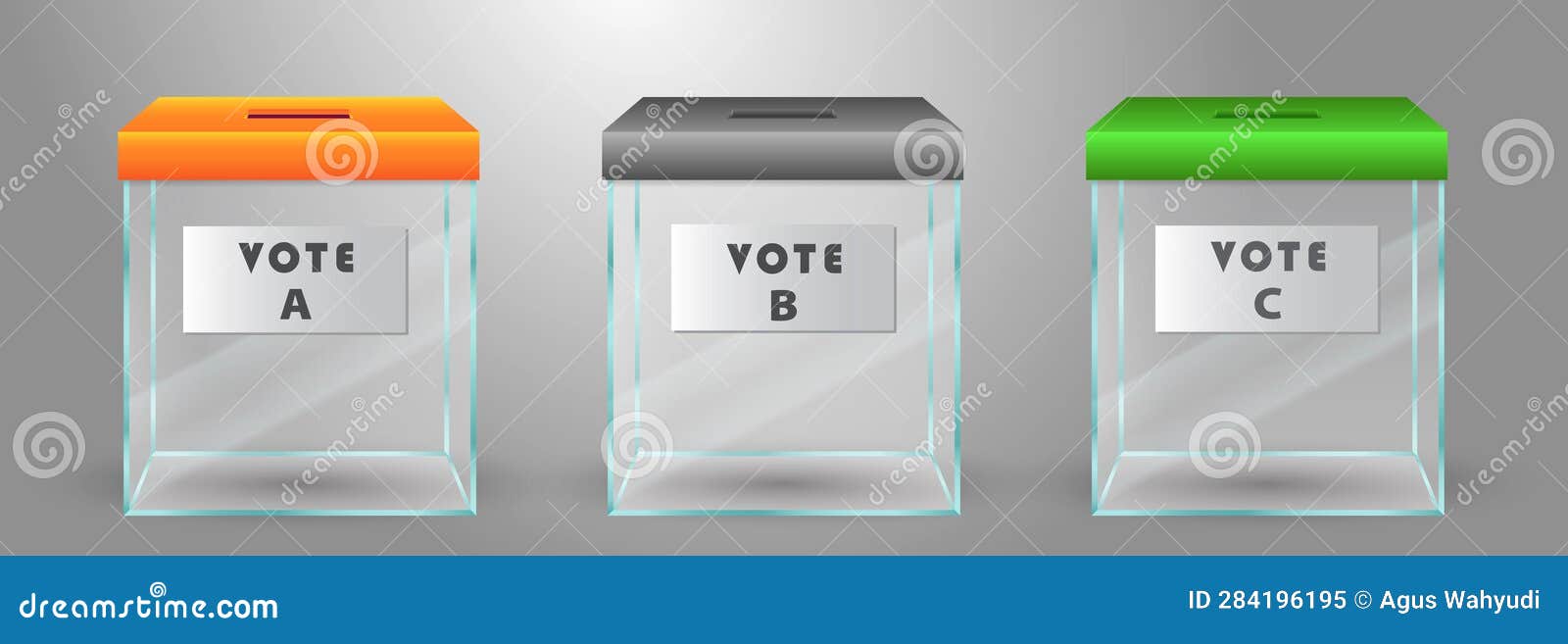 India Election Box Vote Isolated or Realistic Empty Ballot Box with ...