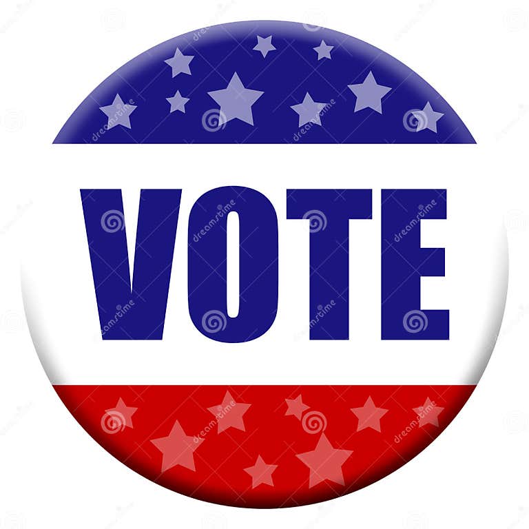 Vote Button stock illustration. Illustration of star - 11836923