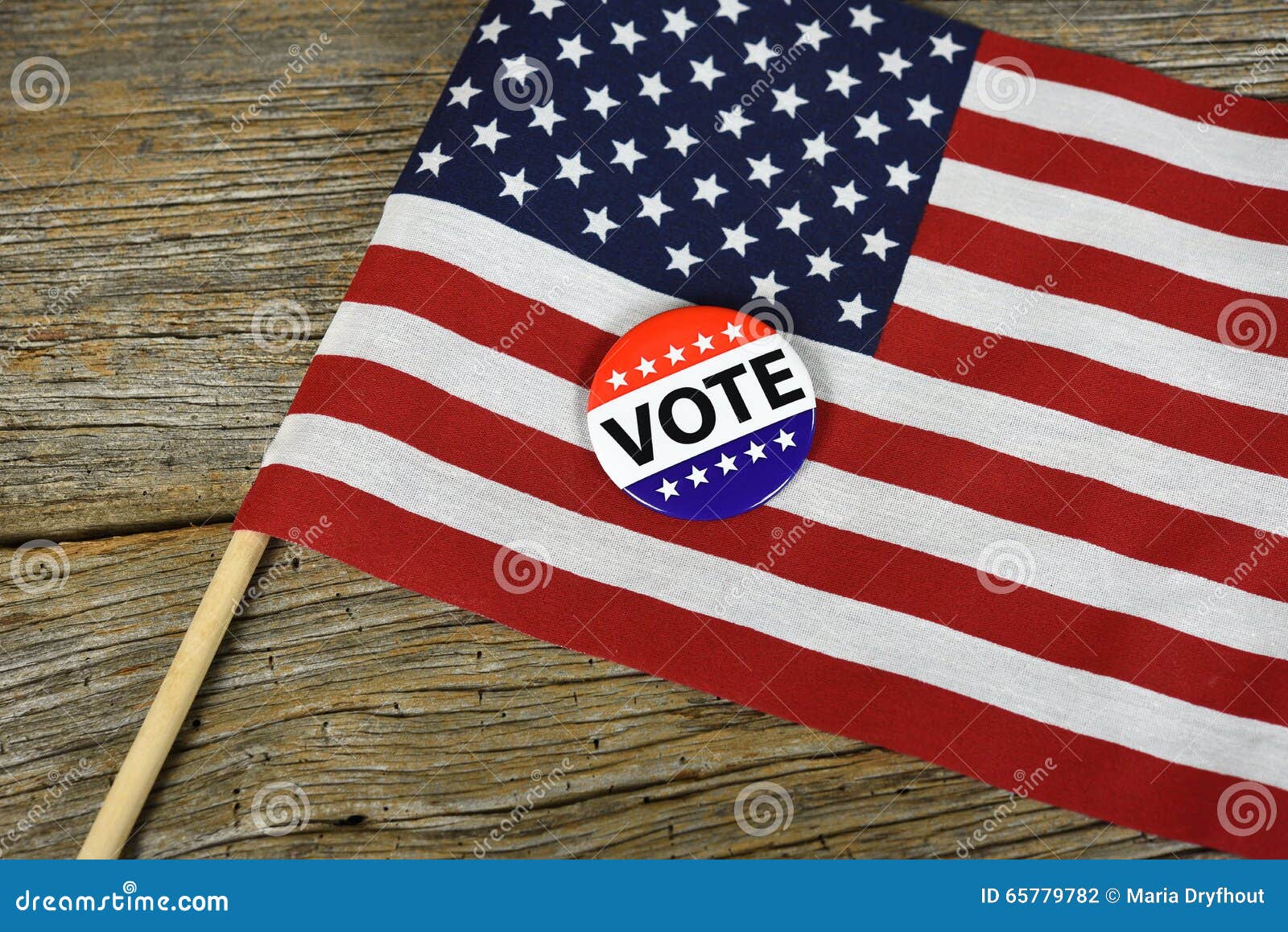 Vote Button on American Flag Stock Photo - Image of macro, white: 65779782
