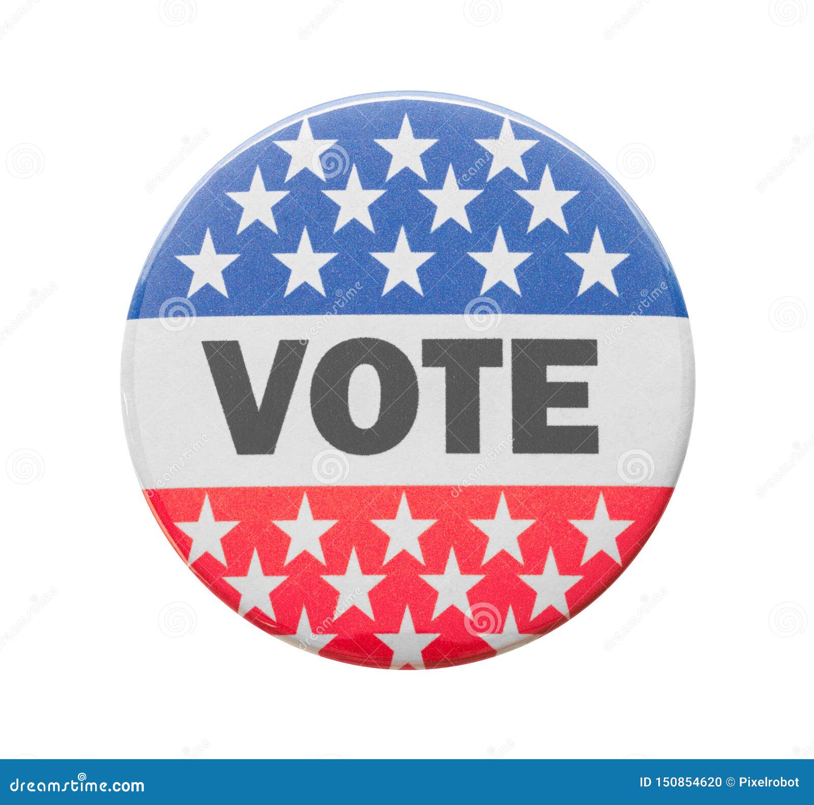 Vote Button Pin stock photo. Image of election, republican - 150854620