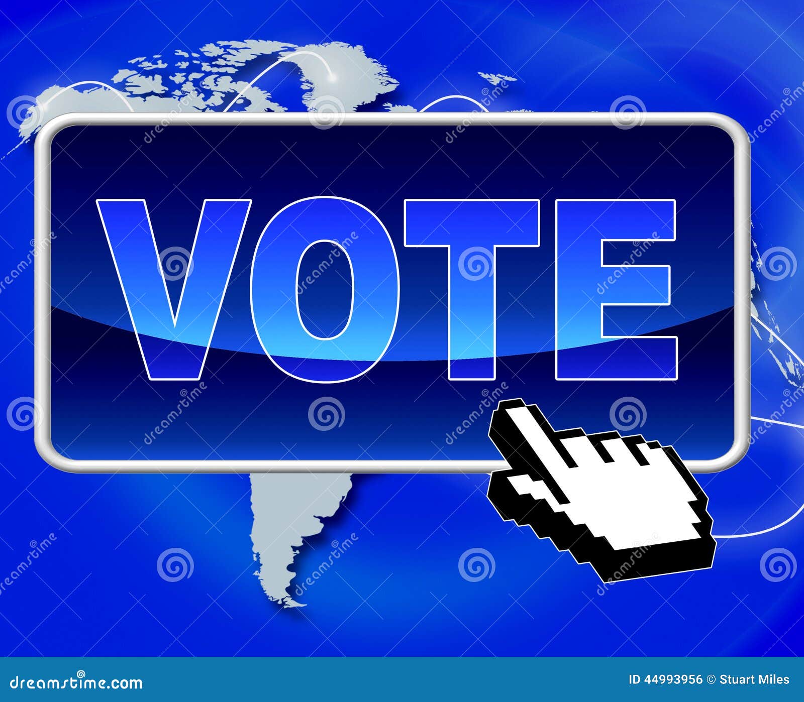 Elect On A World Background, 3D Rendering. World Country Map As ...