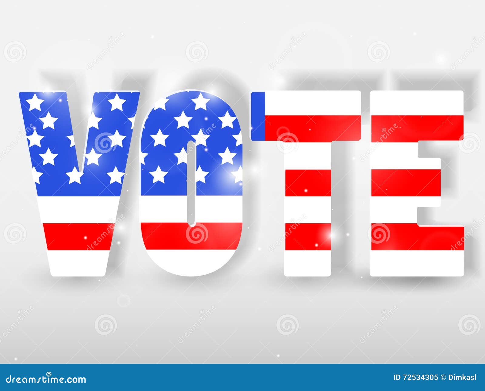 Vote Buttons with Red and Blue Colors. Stock Vector - Illustration of ...