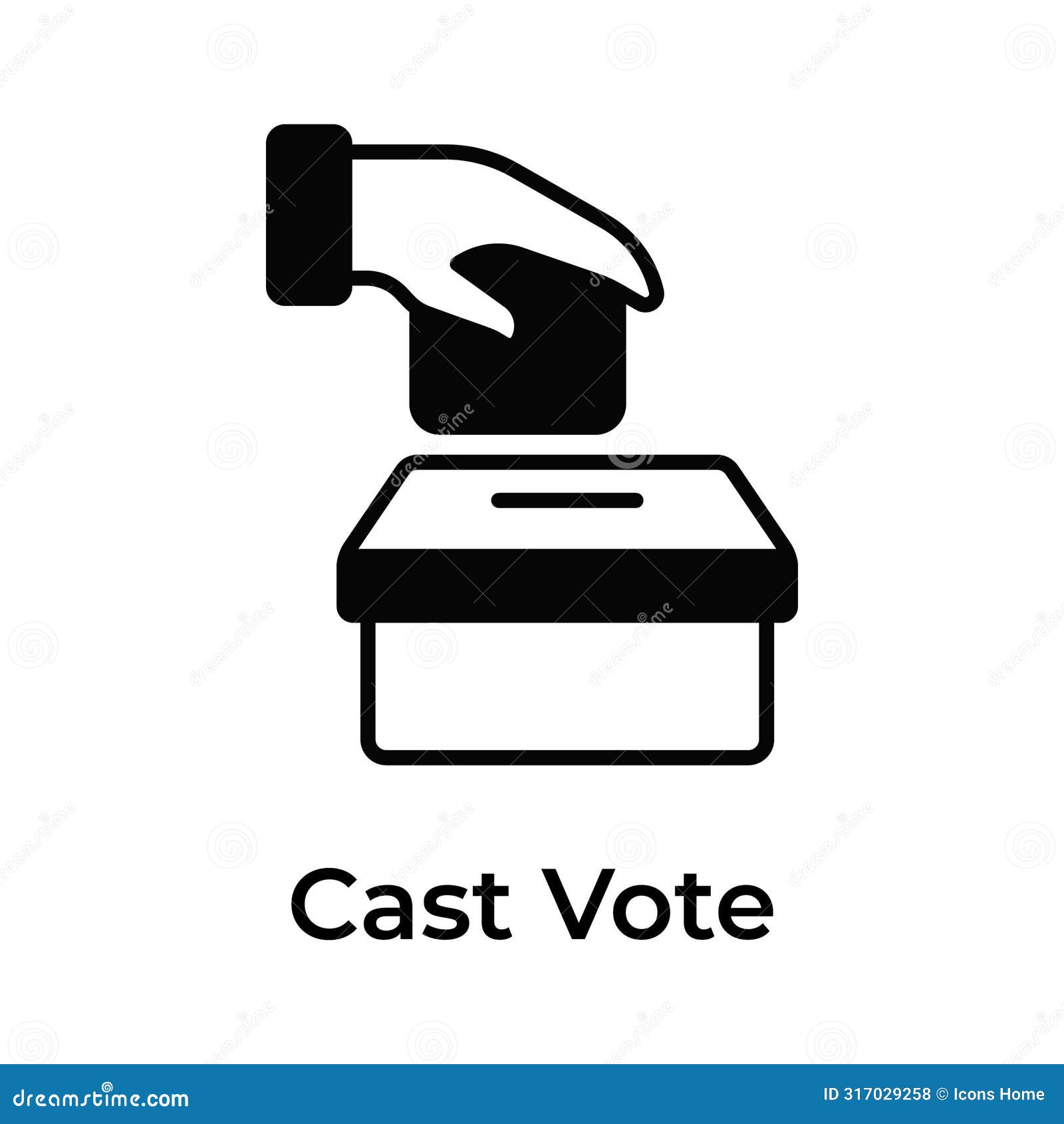 Vote Casting Icon Design, Ready To Use Vector Stock Vector ...