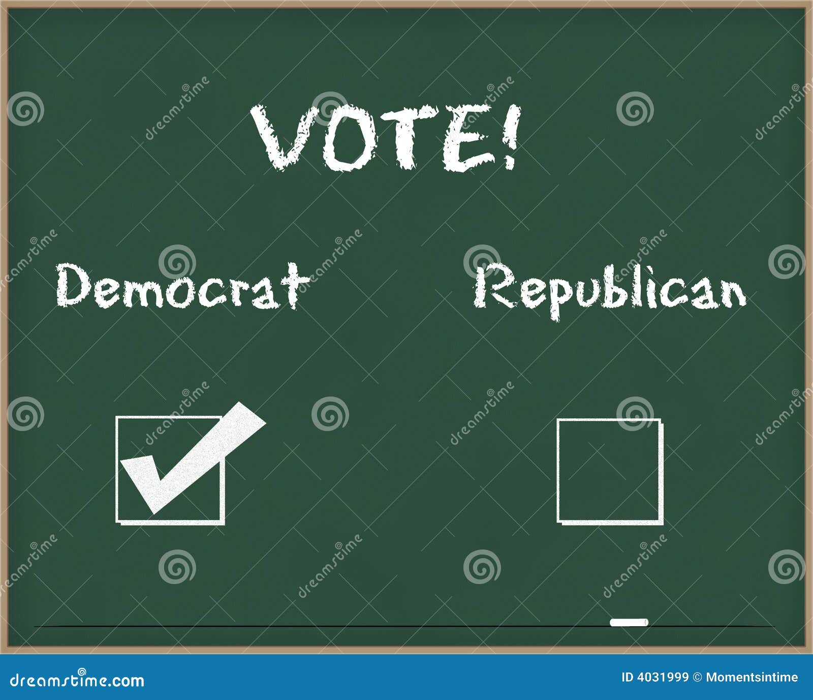 Vote Democrat Picture. Image: 4031999