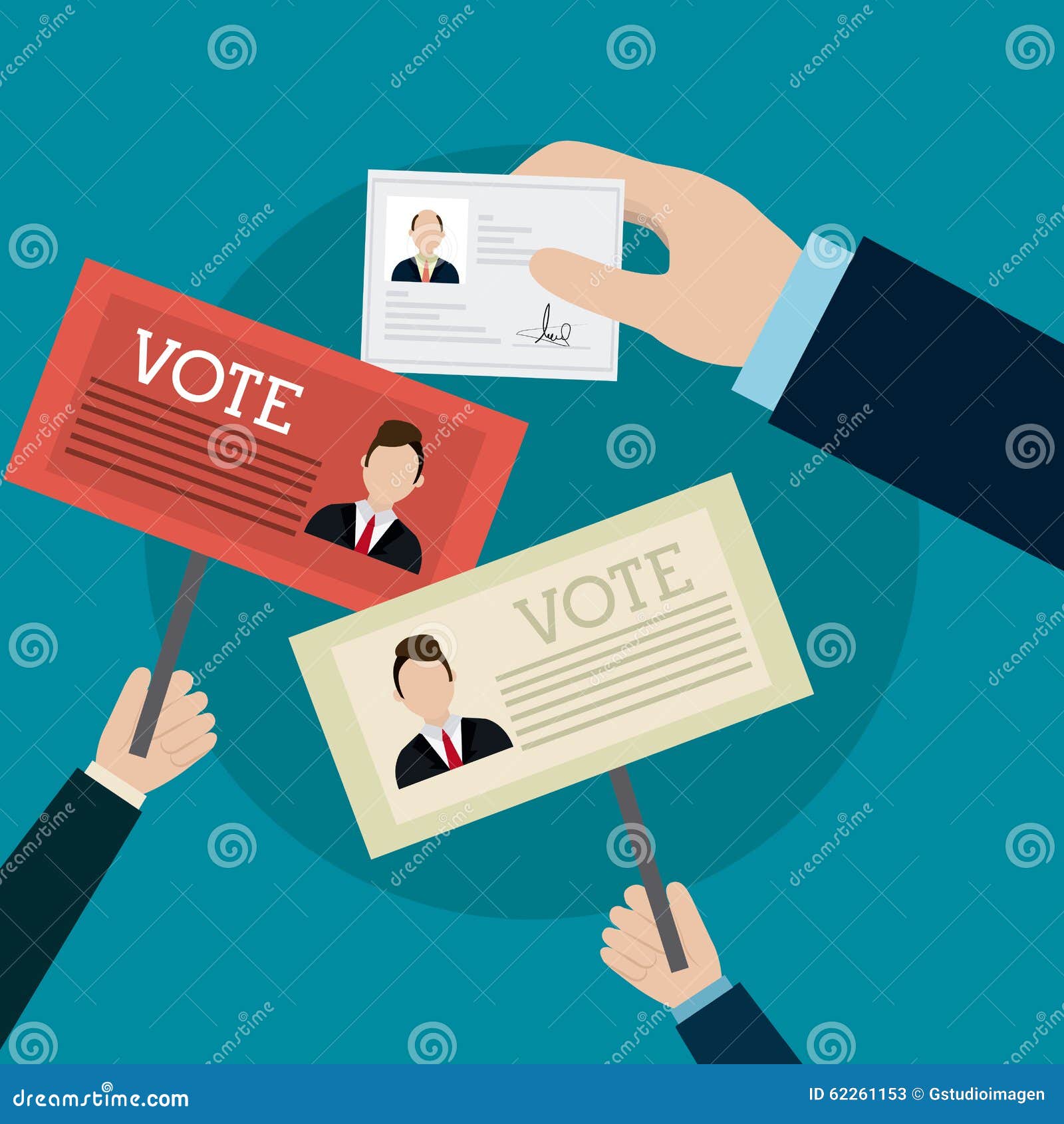 Vote design. stock illustration. Illustration of political - 62261153