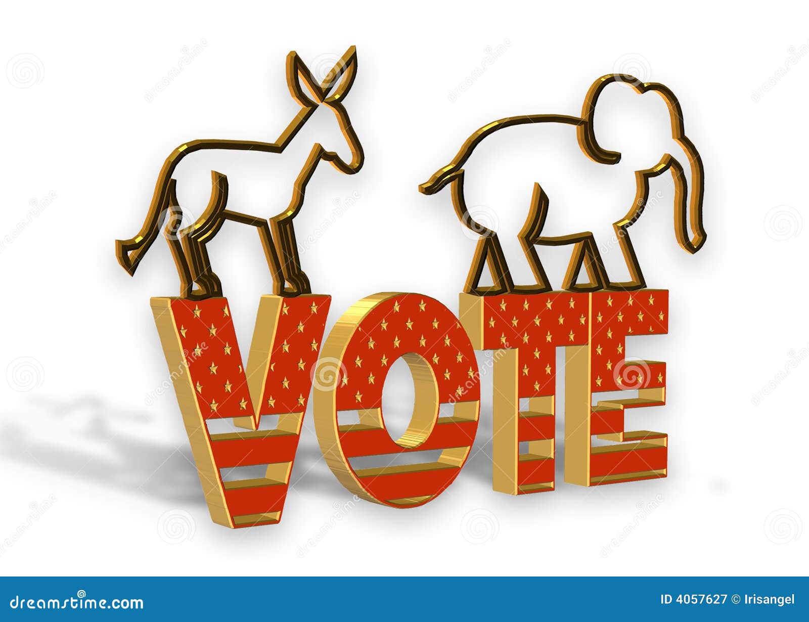 Vote Election Day 3D Graphic Editorial Photography - Illustration of ...