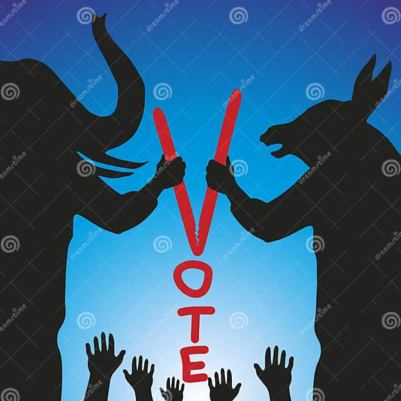Vote stock illustration. Illustration of fist, difficulties - 325755652