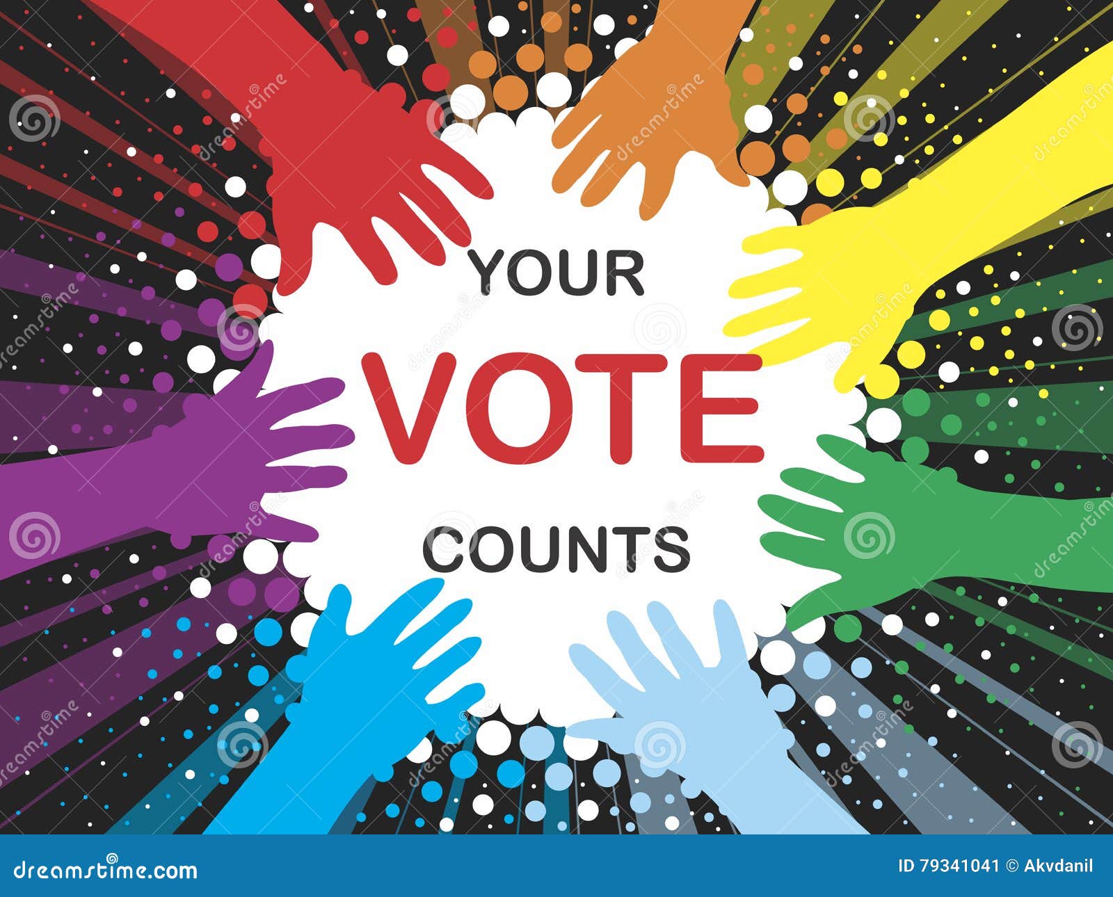 Vote stock vector. Illustration of counts, balloting - 79341041