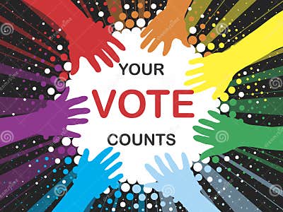 Vote stock vector. Illustration of counts, balloting - 79341041