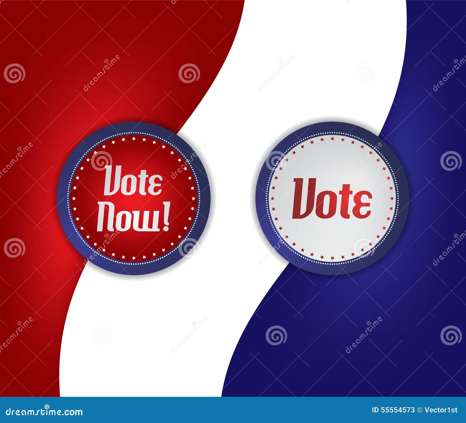 Vote and Election Label Theme Stock Vector - Illustration of vote ...