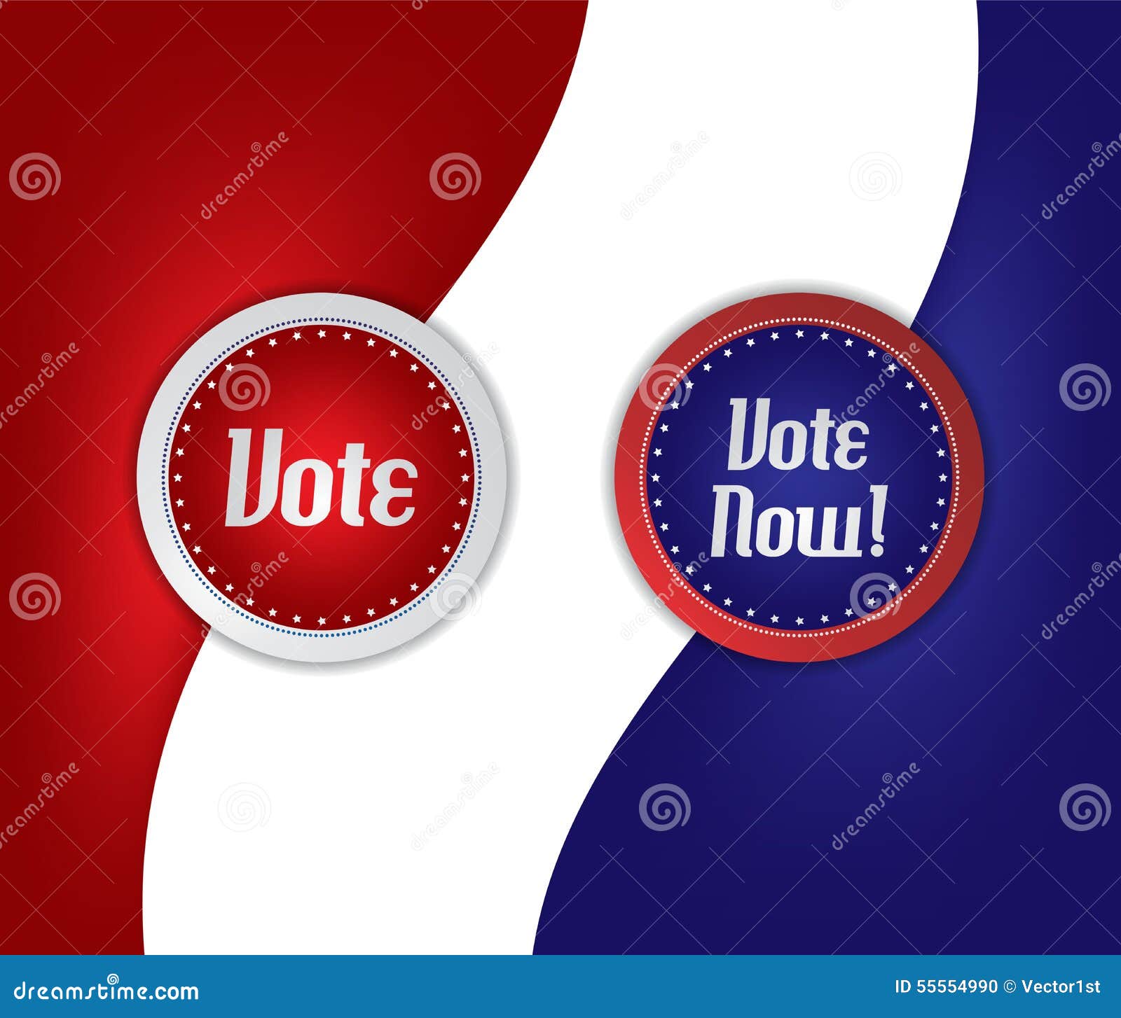 Vote and Election Label Theme Stock Vector - Illustration of symbol ...