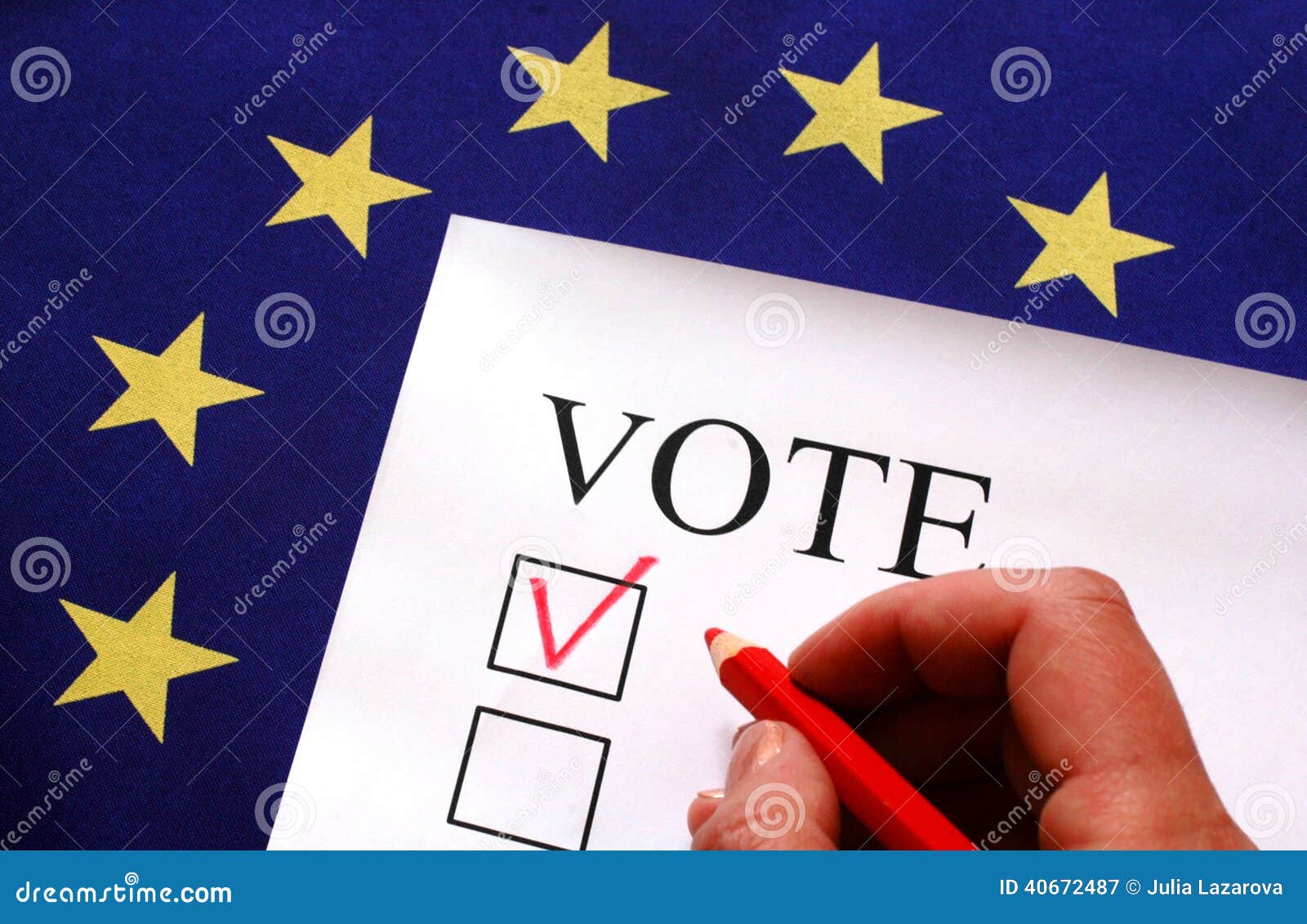 Vote for Europe stock image. Image of vote, european - 40672487
