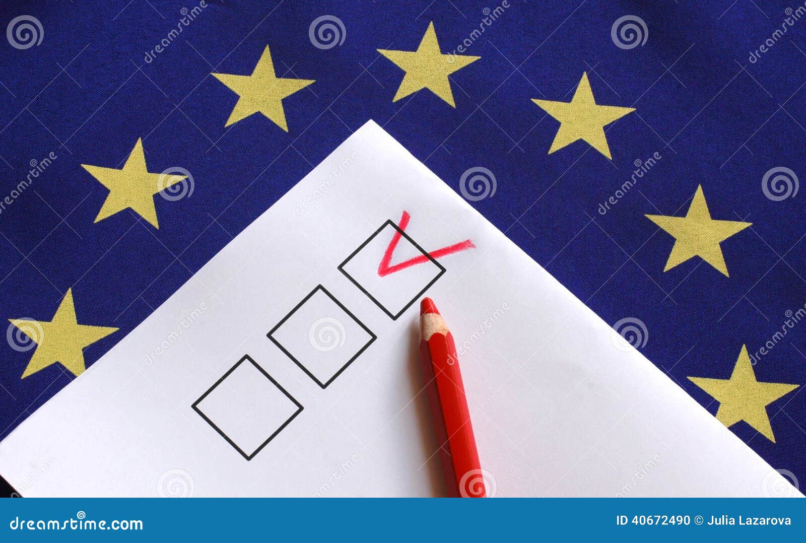 Vote for Europe stock photo. Image of white, political - 40672490