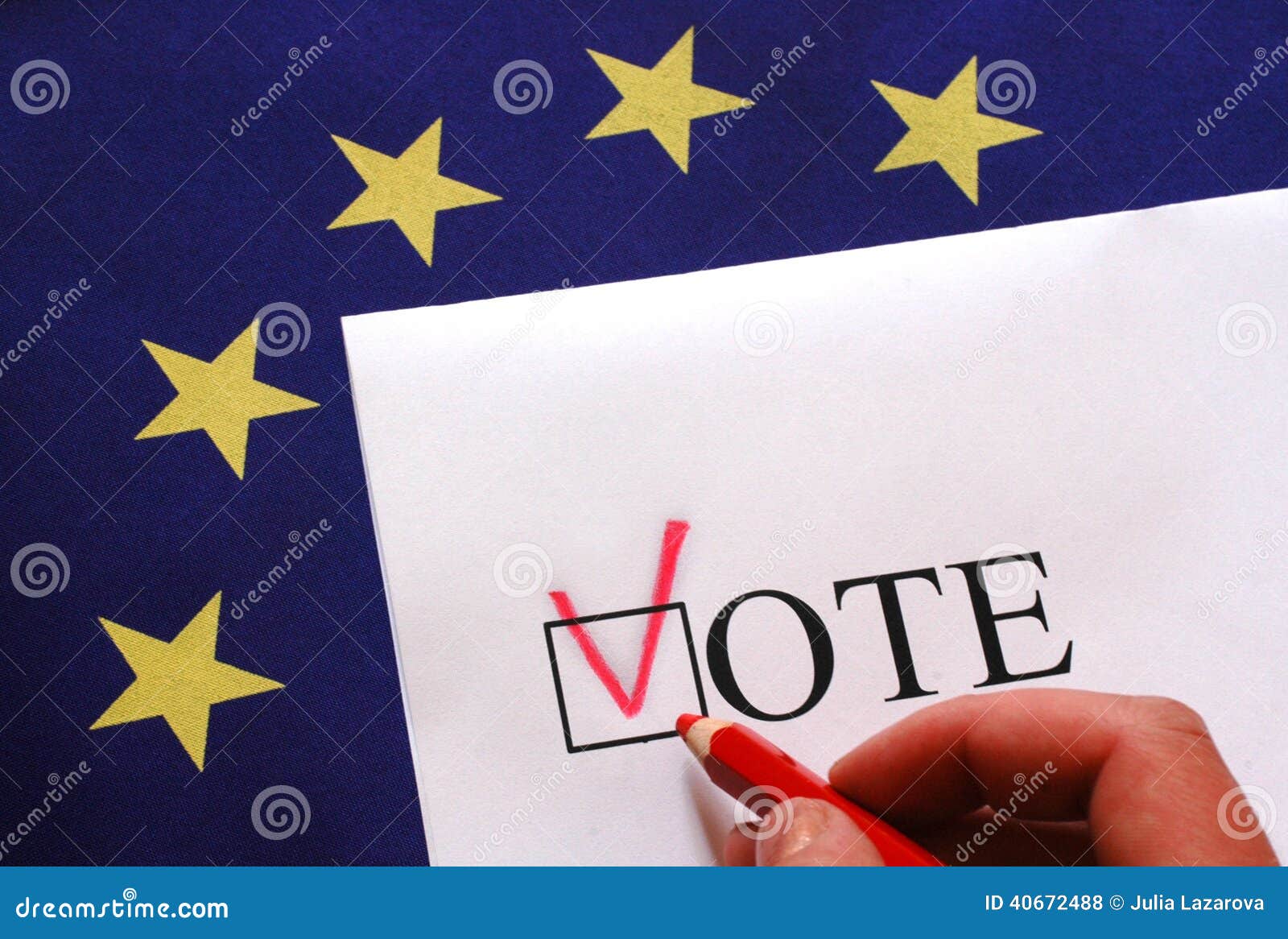 Vote for Europe stock photo. Image of democratic, federal - 40672488