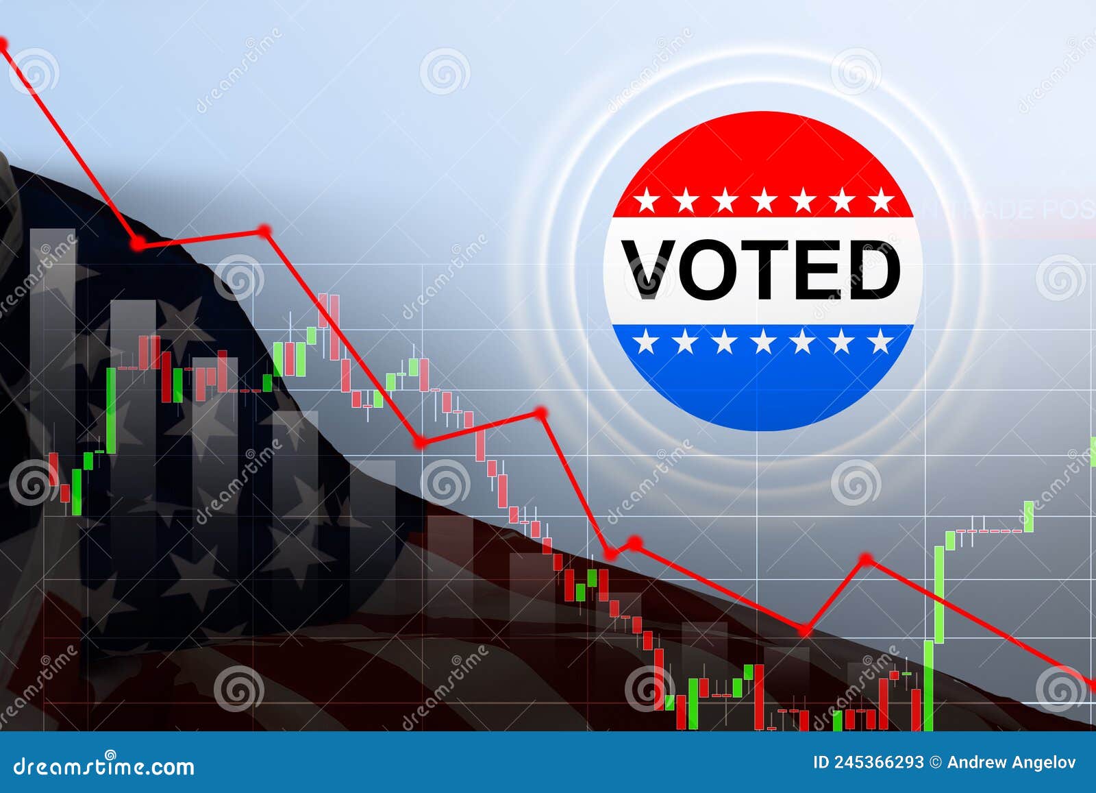 Vote. Graphs Chart Election Usa Stock Image - Image of select, voting ...