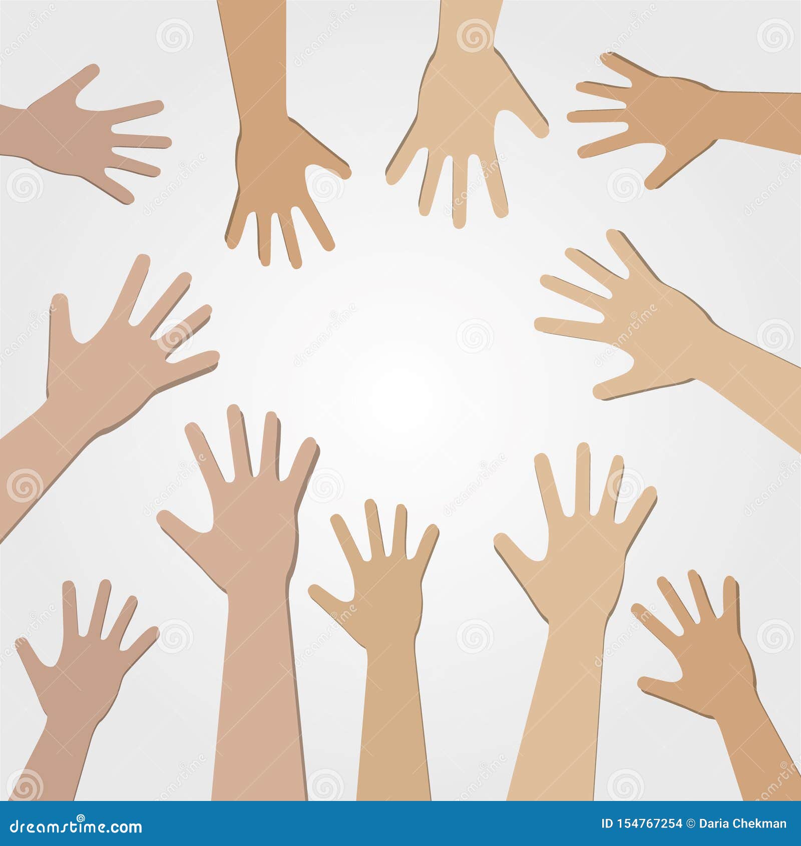Vote Hand. Up Hand . Eps 10.Vector Illustration Stock Illustration ...