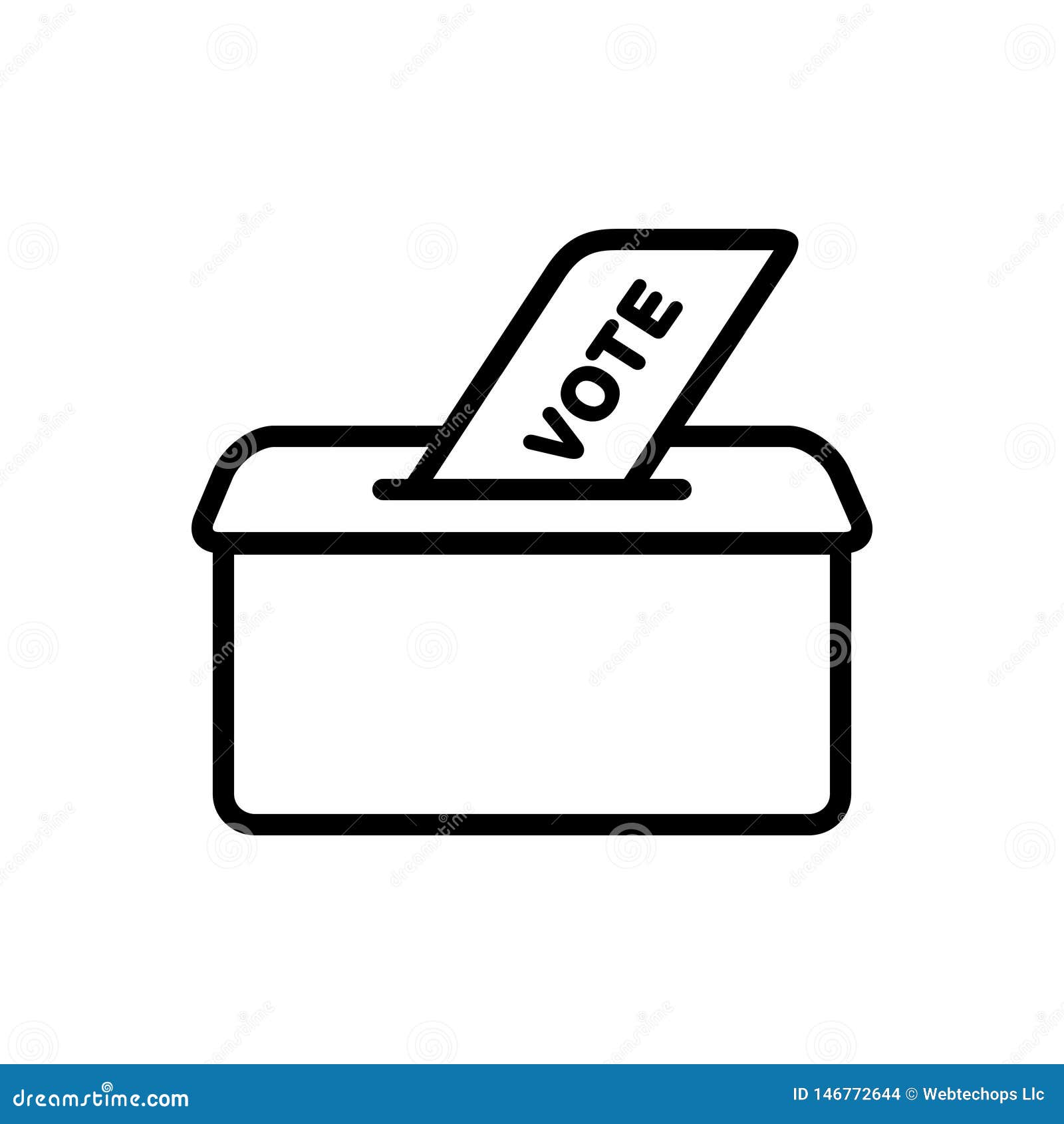 Black Solid Icon for Vote, Policies and Election Stock Vector ...