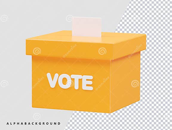 Vote Icon Vector Illustration Element 3d Rendering Transparent Eps ...