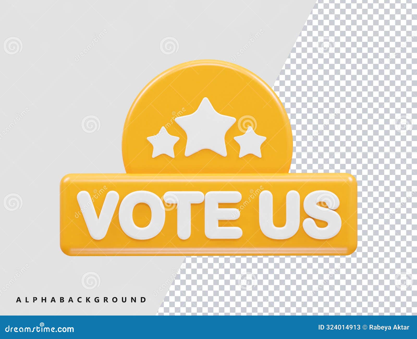 Vote Icon Vector Illustration Element 3d Rendering Transparent Eps ...