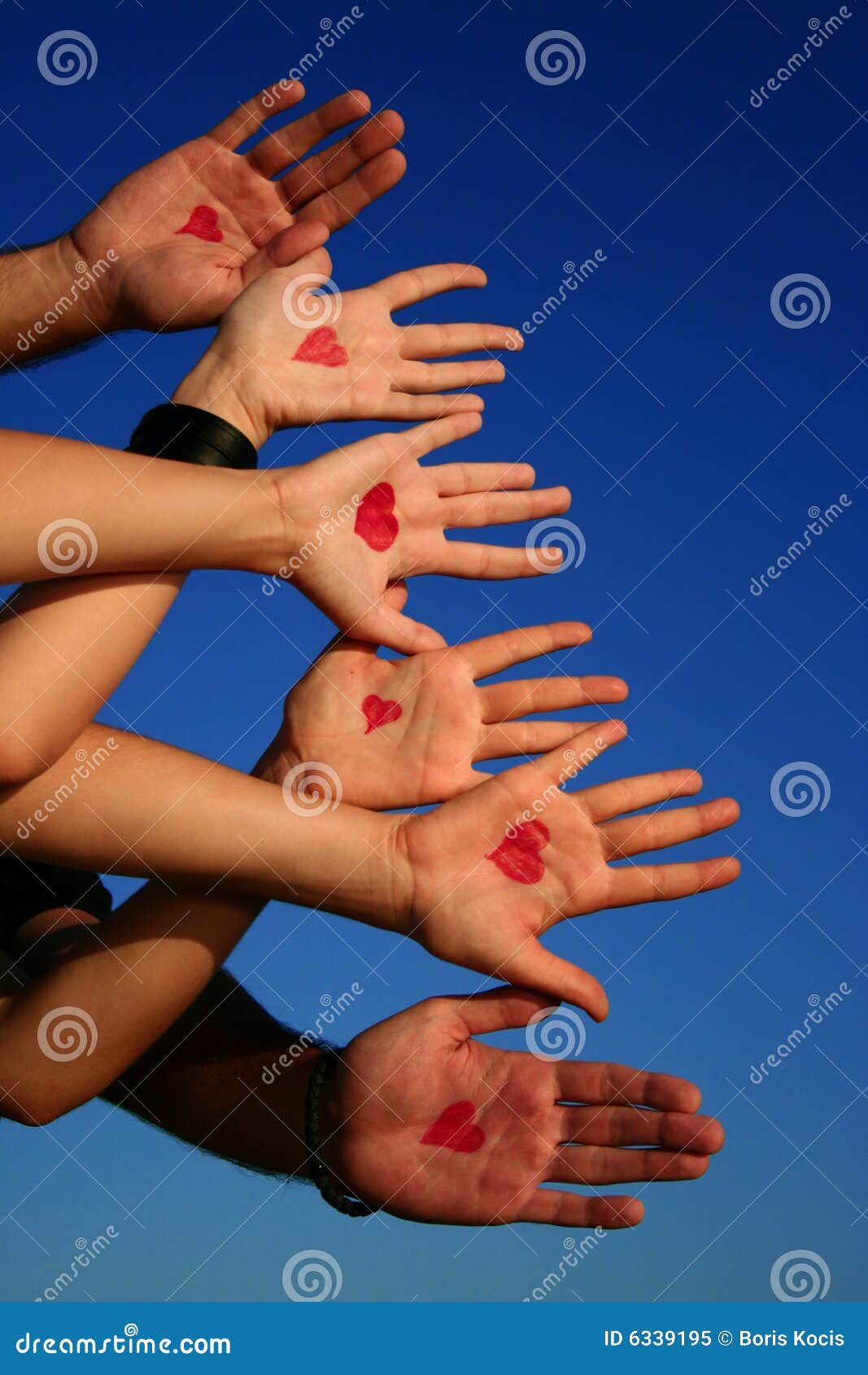 Vote for love stock image. Image of feeling, fingers, high - 6339195