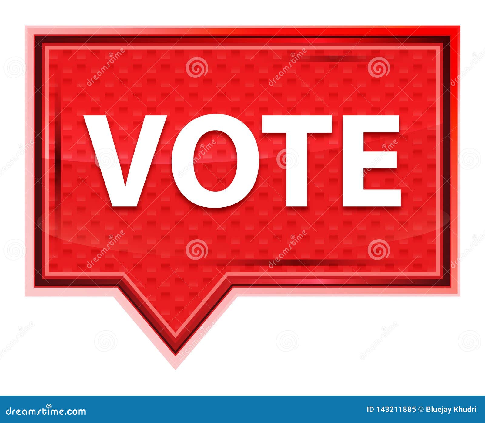 Vote Misty Rose Pink Banner Button Stock Illustration - Illustration of ...