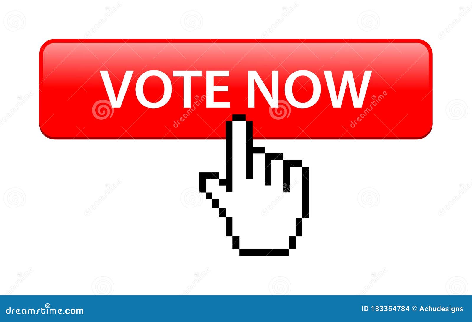 Vote now button stock vector. Illustration of background - 183354784