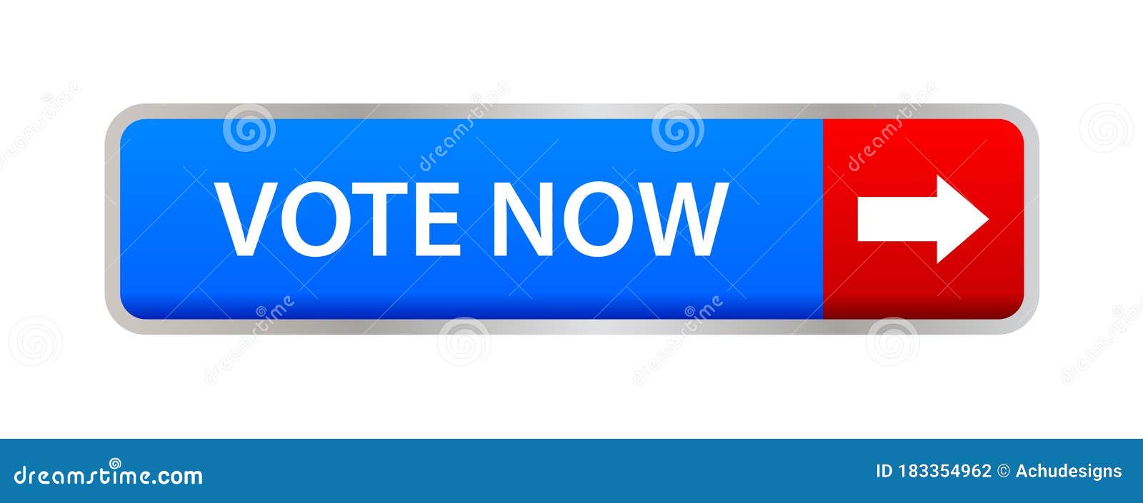 Vote now button stock vector. Illustration of element - 183354962