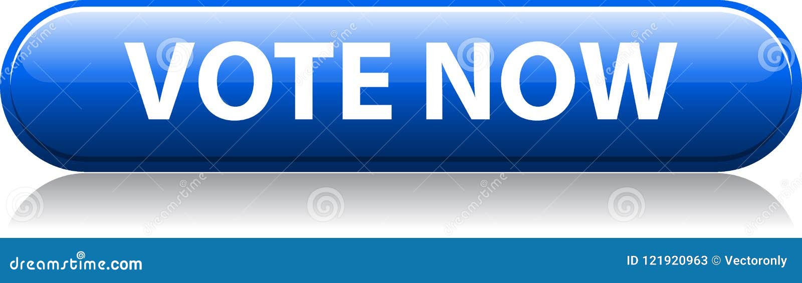 Vote now blue button stock vector. Illustration of buttons - 121920963