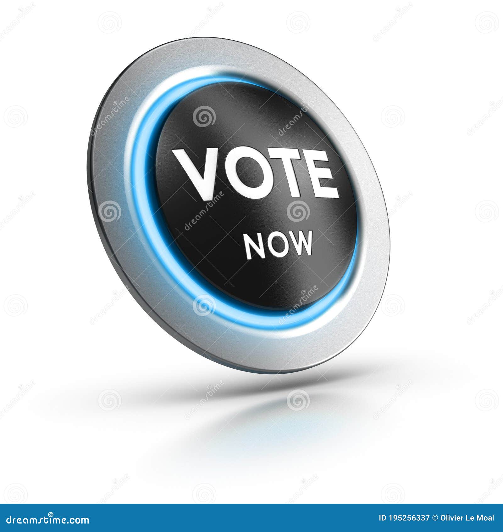 Vote Now Button Over White Background Stock Illustration - Illustration ...