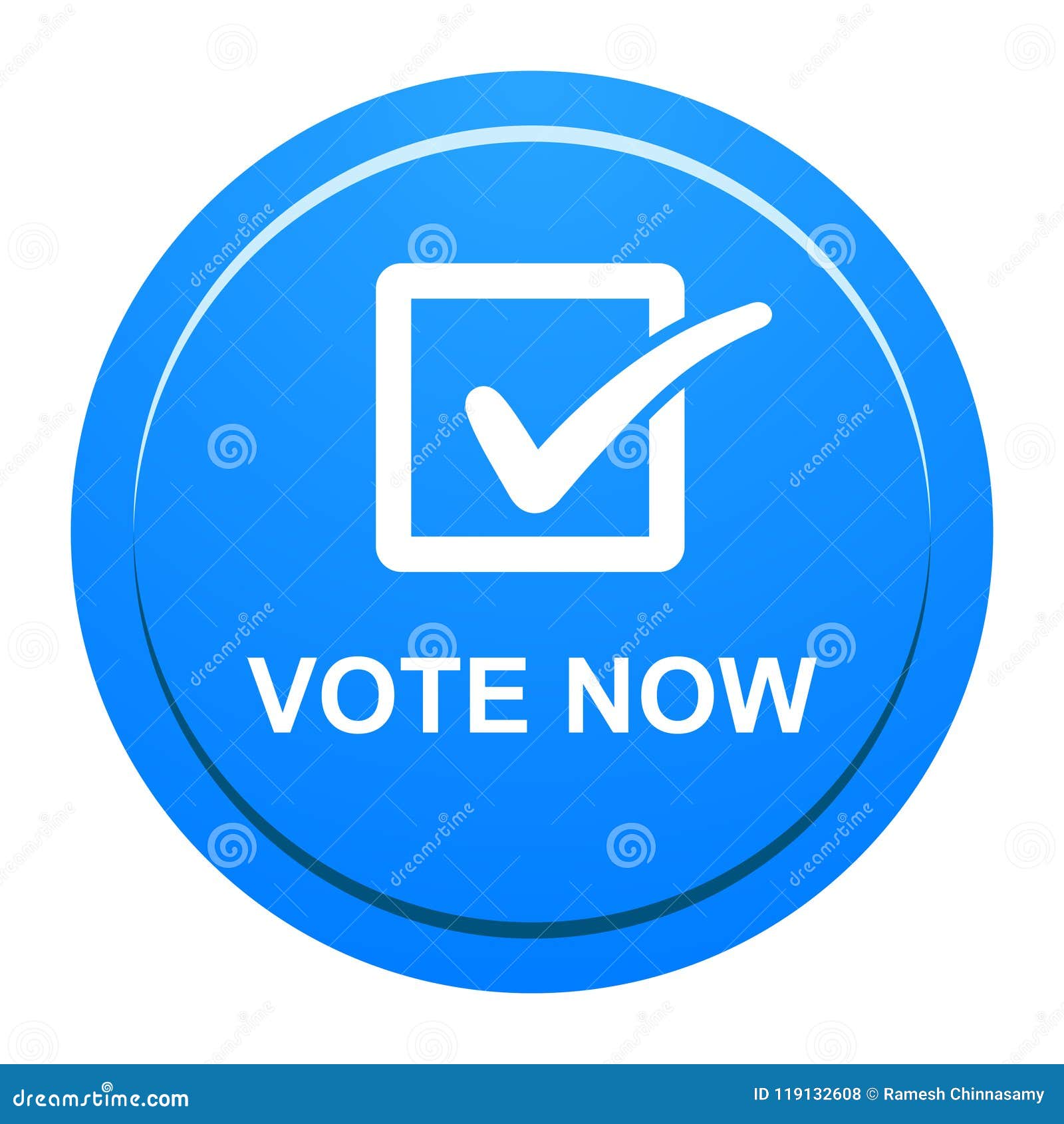 Vote now button stock vector. Illustration of government - 119132608