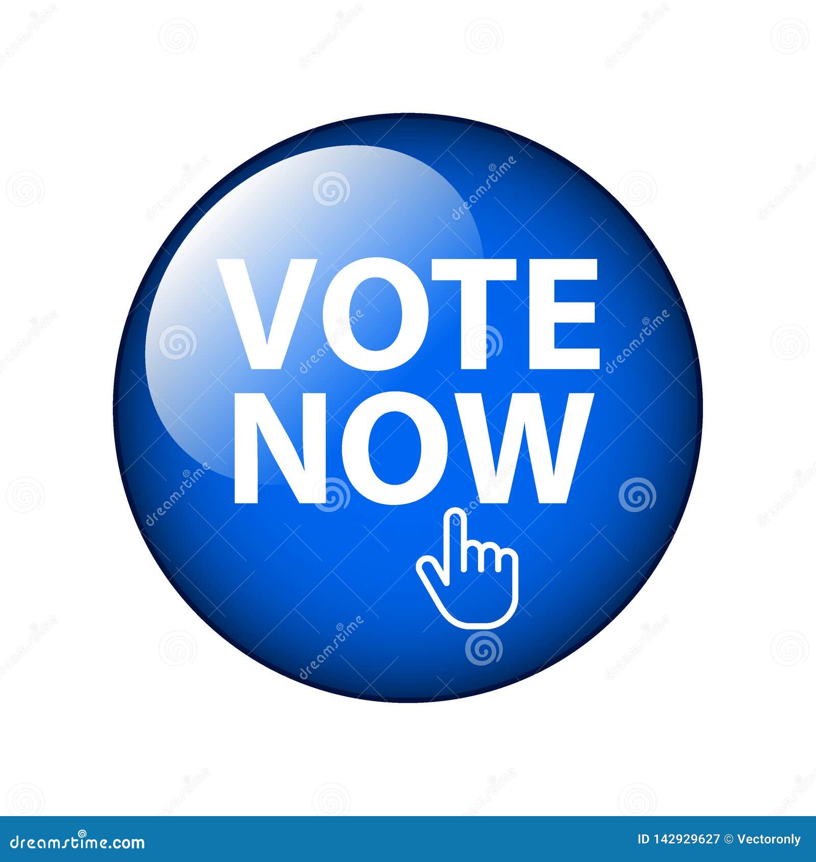 Vote now button stock illustration. Illustration of clipart - 142929627