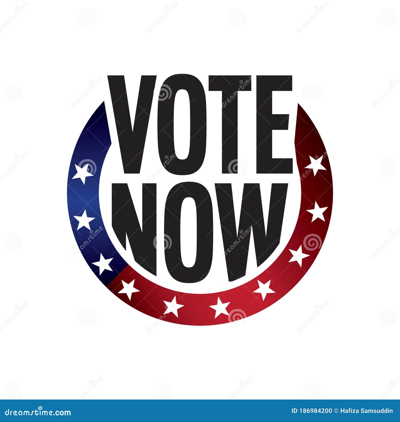 Vote Now. Vector Illustration Decorative Design Stock Vector ...
