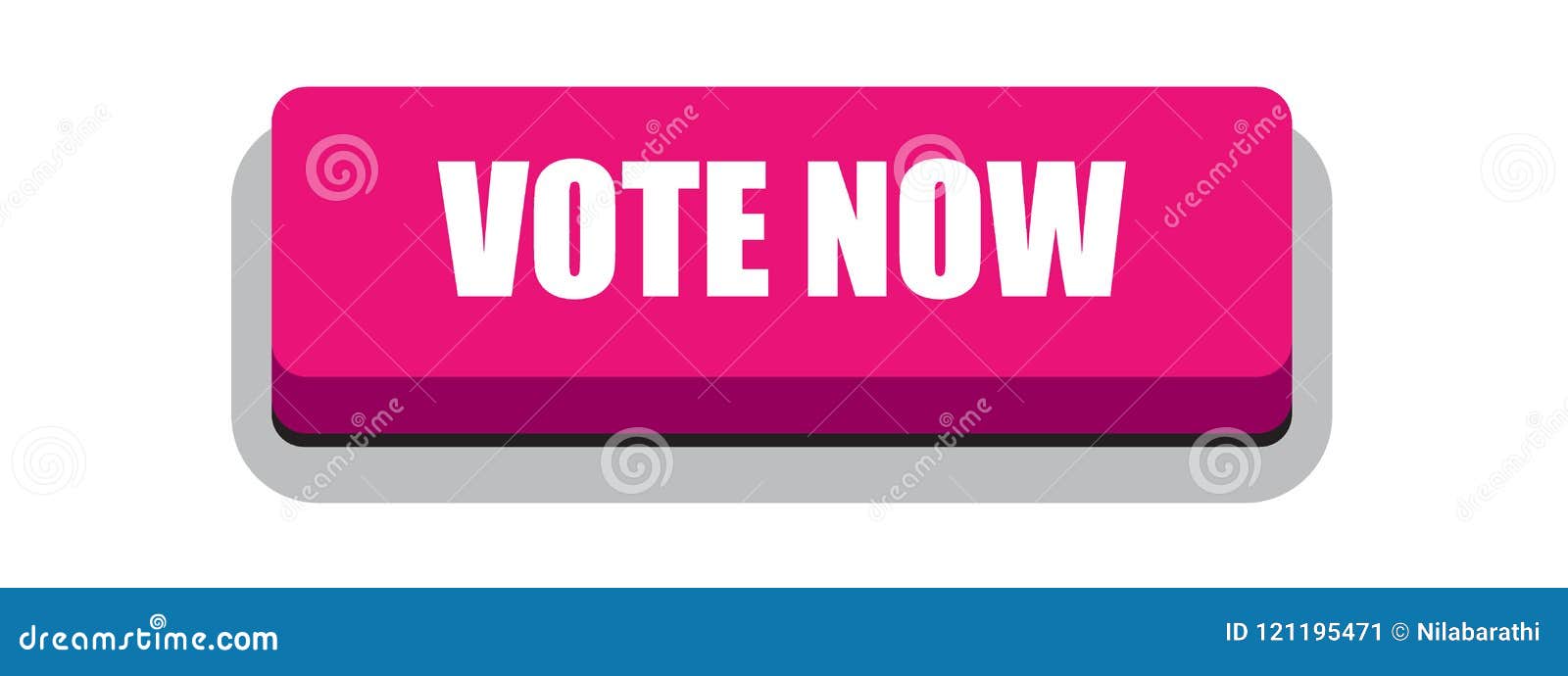 Vote now button pink stock illustration. Illustration of background ...