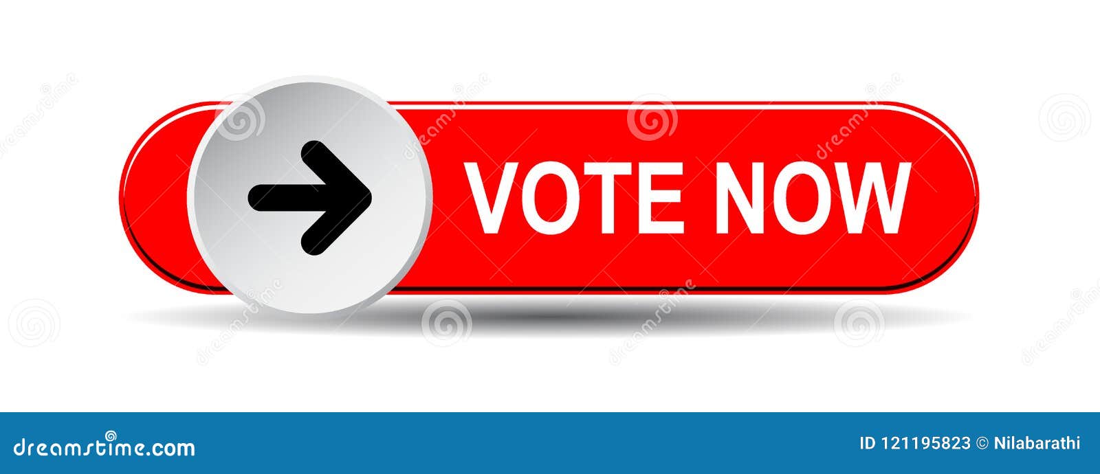 Vote now button red stock illustration. Illustration of election ...
