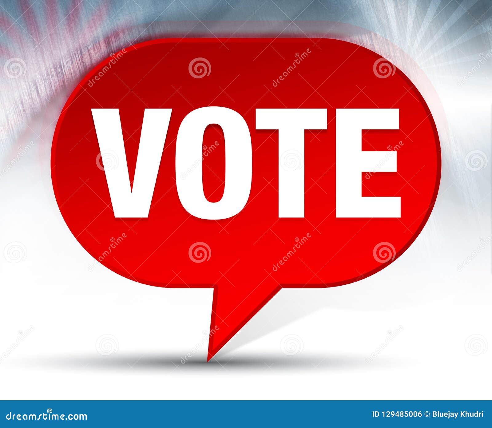 Vote Red Bubble Background stock illustration. Illustration of pick ...