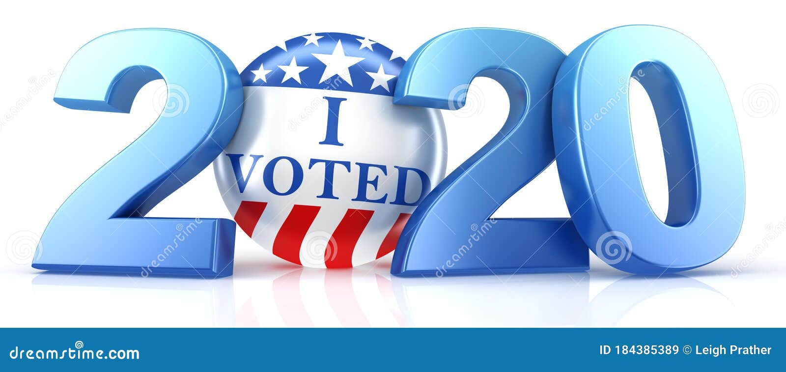 Vote 2020. Red, White, and Blue Voting Pin in 2020 with I Voted Text ...