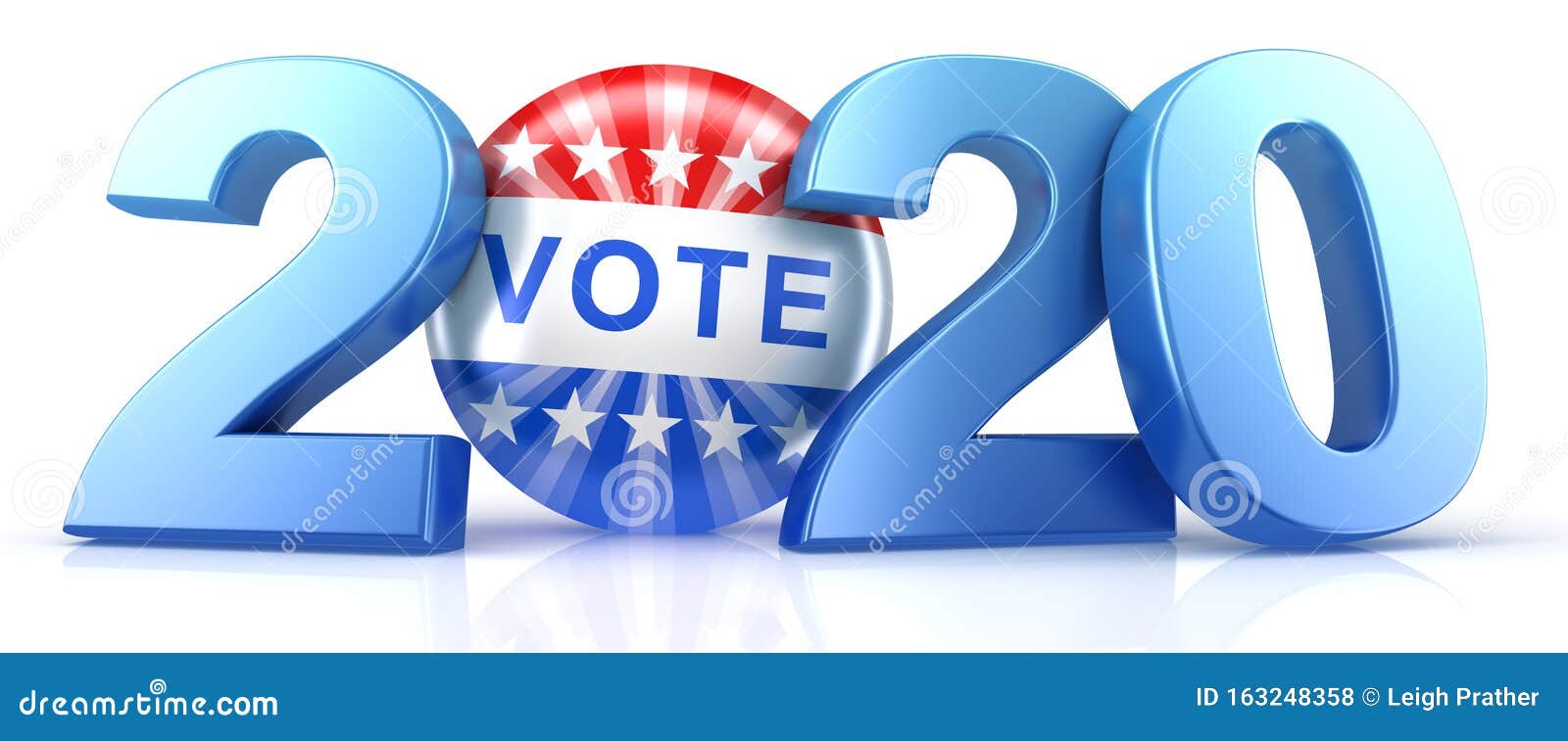 Blue Voting Tick, Democratic Elections For Parliament Or President ...