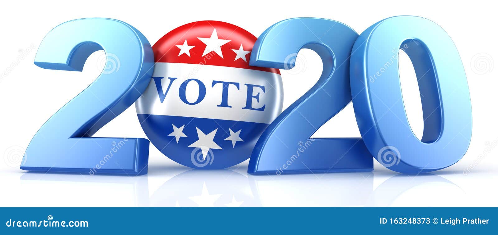 Blue Voting Tick, Democratic Elections For Parliament Or President ...