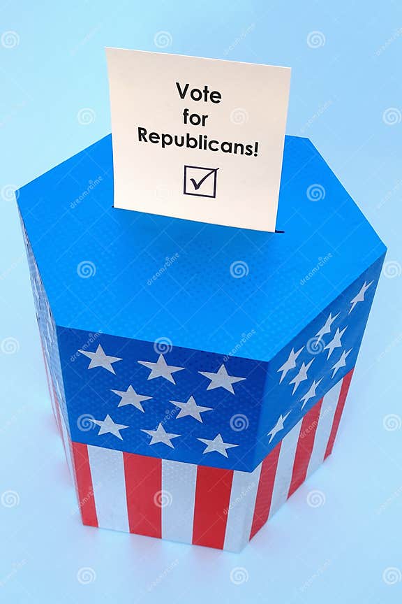 Vote for Republicans stock image. Image of elections, political - 6940039