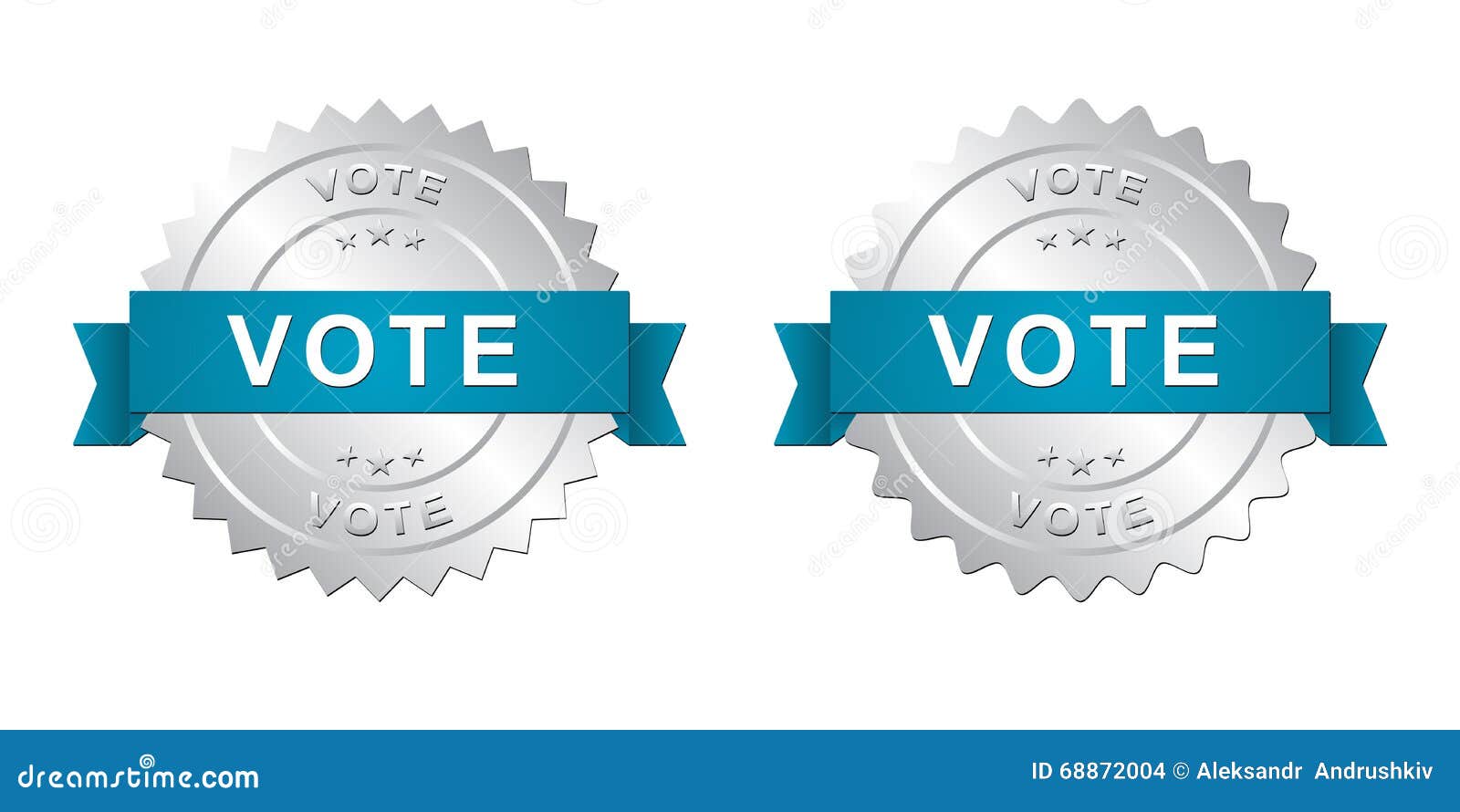 Vote. stock vector. Illustration of badge, background - 68872004