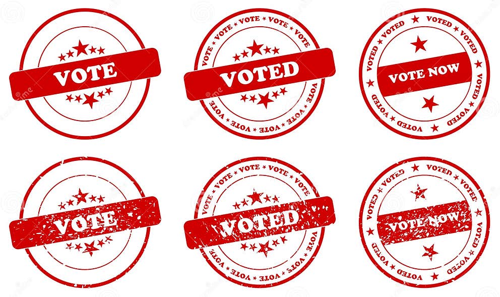 Vote Stamp stock illustration. Illustration of decisions - 28390494