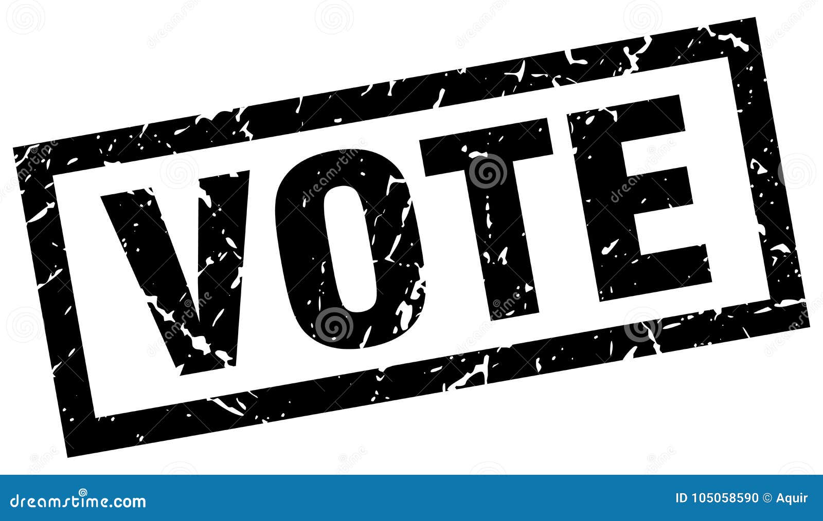 Vote stamp stock vector. Illustration of rubber, politics - 105058590